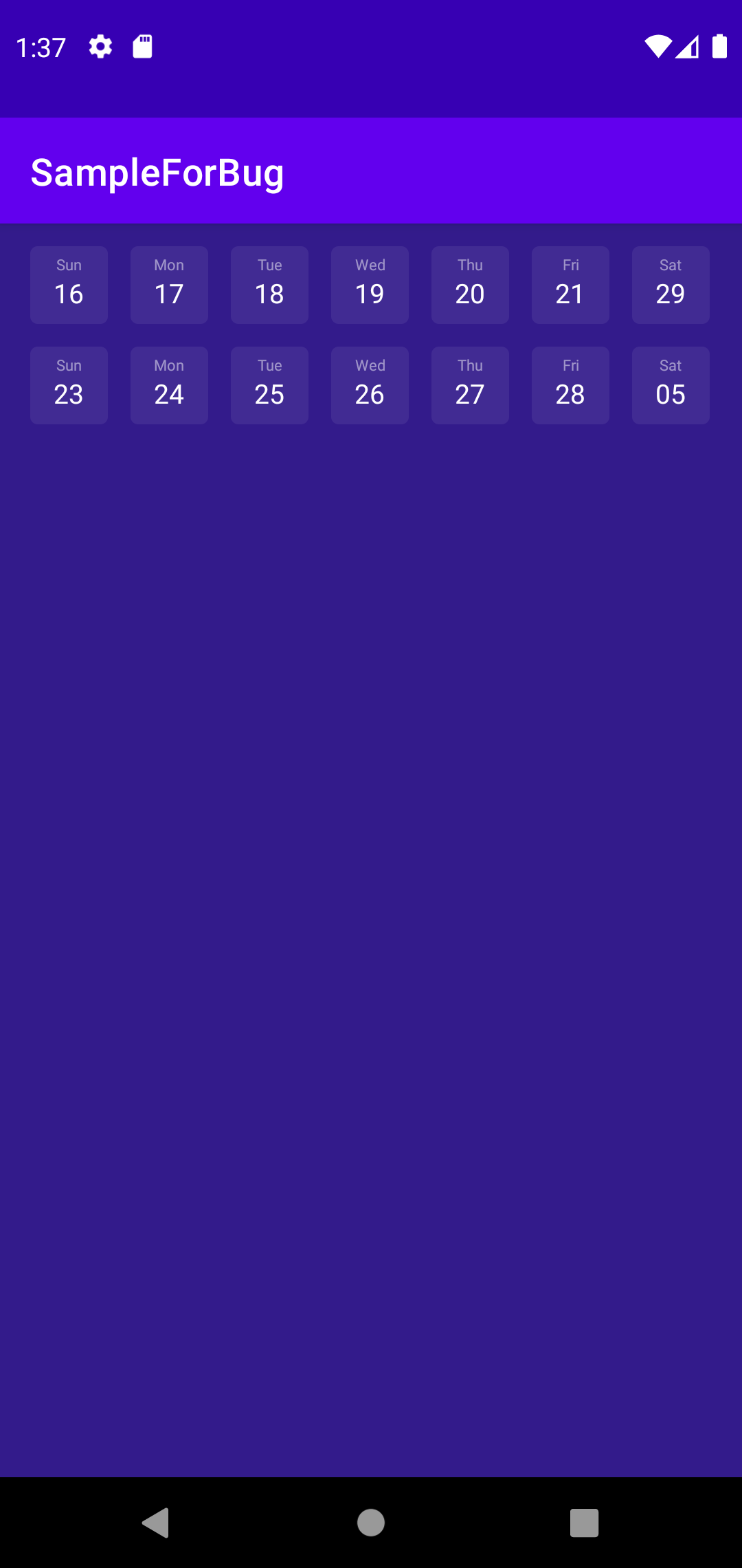 Wrong number display · Issue #356 · kizitonwose/Calendar · GitHub