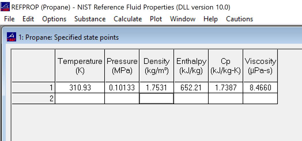 Discrepancy between GUI and Dll fluid properties · Issue #280 · usnistgov/REFPROP-wrappers · GitHub