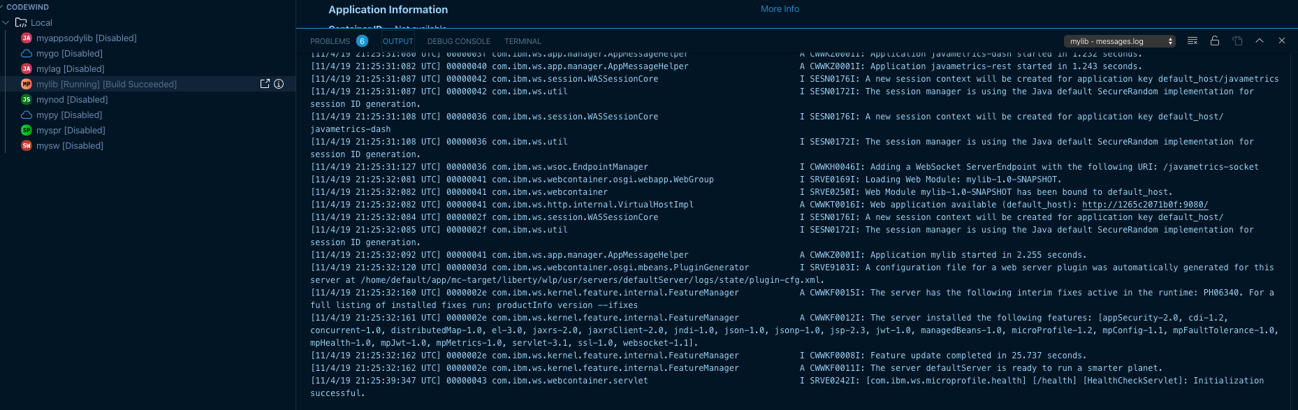 [remote] Not Able To Get Microprofile Project S Console Log And Message Log · Issue 963