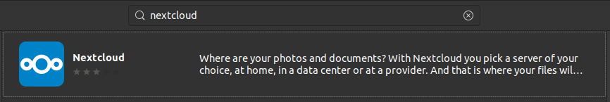 Change snapcraft snap name to "Nextcloud Server" instead of "Nextcloud" and leave description of ...