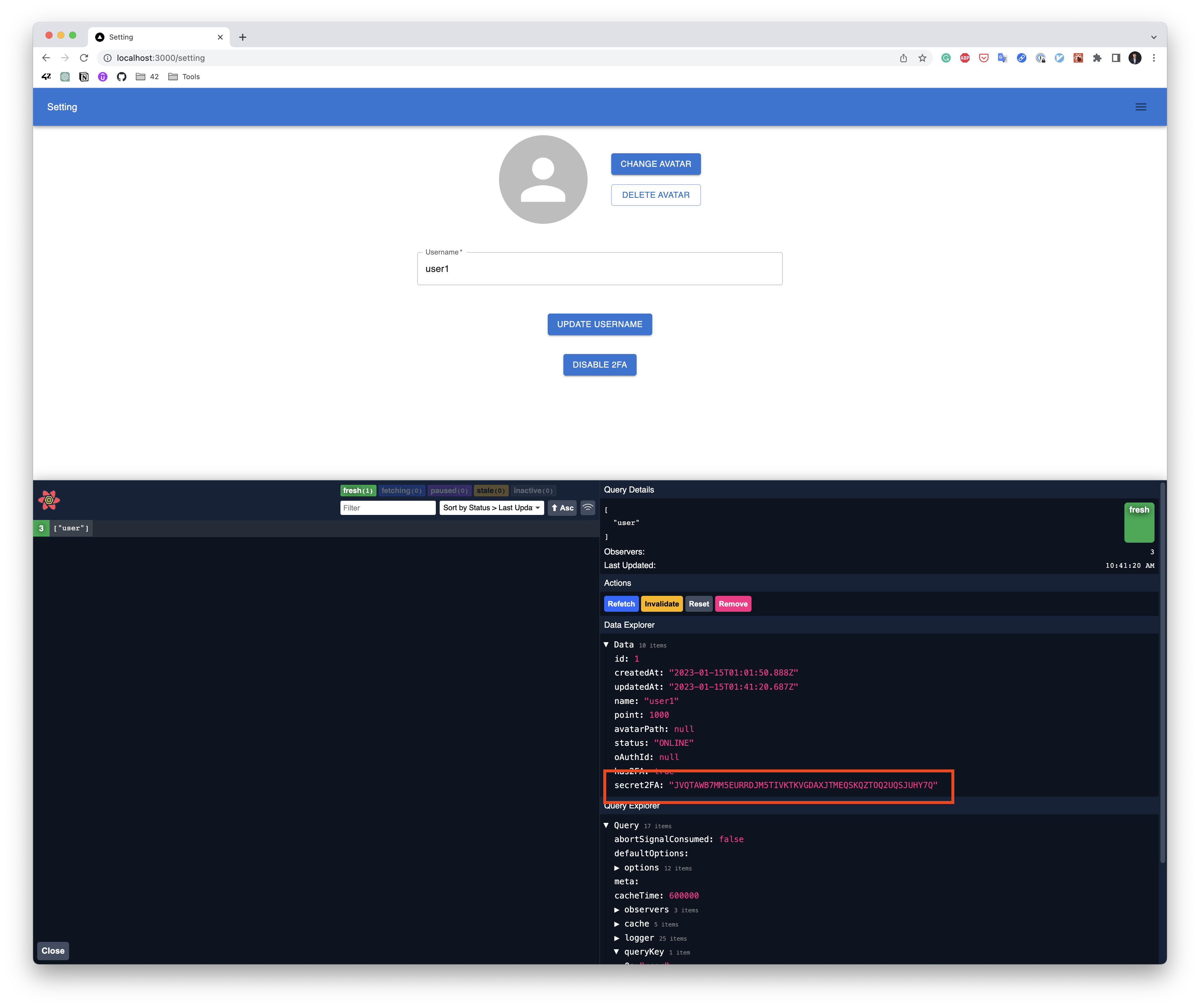 フロントエンドに送るユーザー情報からsecret2FAを除くべきか · Issue #283 · ryo-manba/ft_transcendence · GitHub
