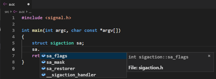 Cannot find the struct in header files. · Issue #2903 · microsoft/vscode-cpptools · GitHub