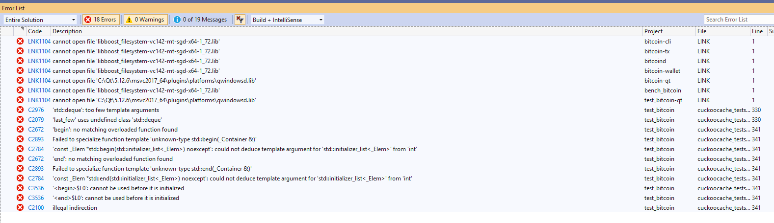 compiling bitcoin_qt in Visual Studio fails, because of Berkeley DB · Issue #17864 · bitcoin ...