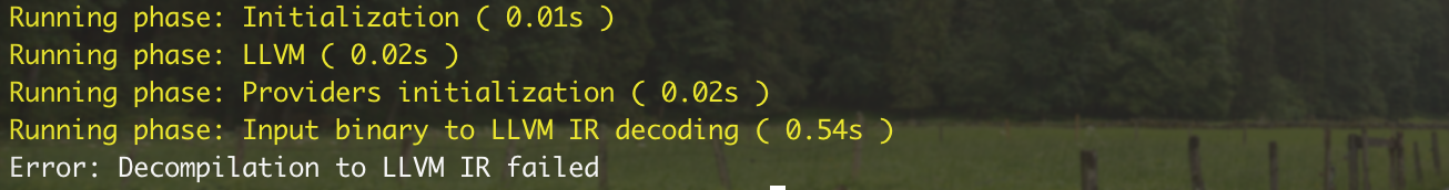 Bug in bin2llvmir Decoder · Issue #968 · avast/retdec · GitHub
