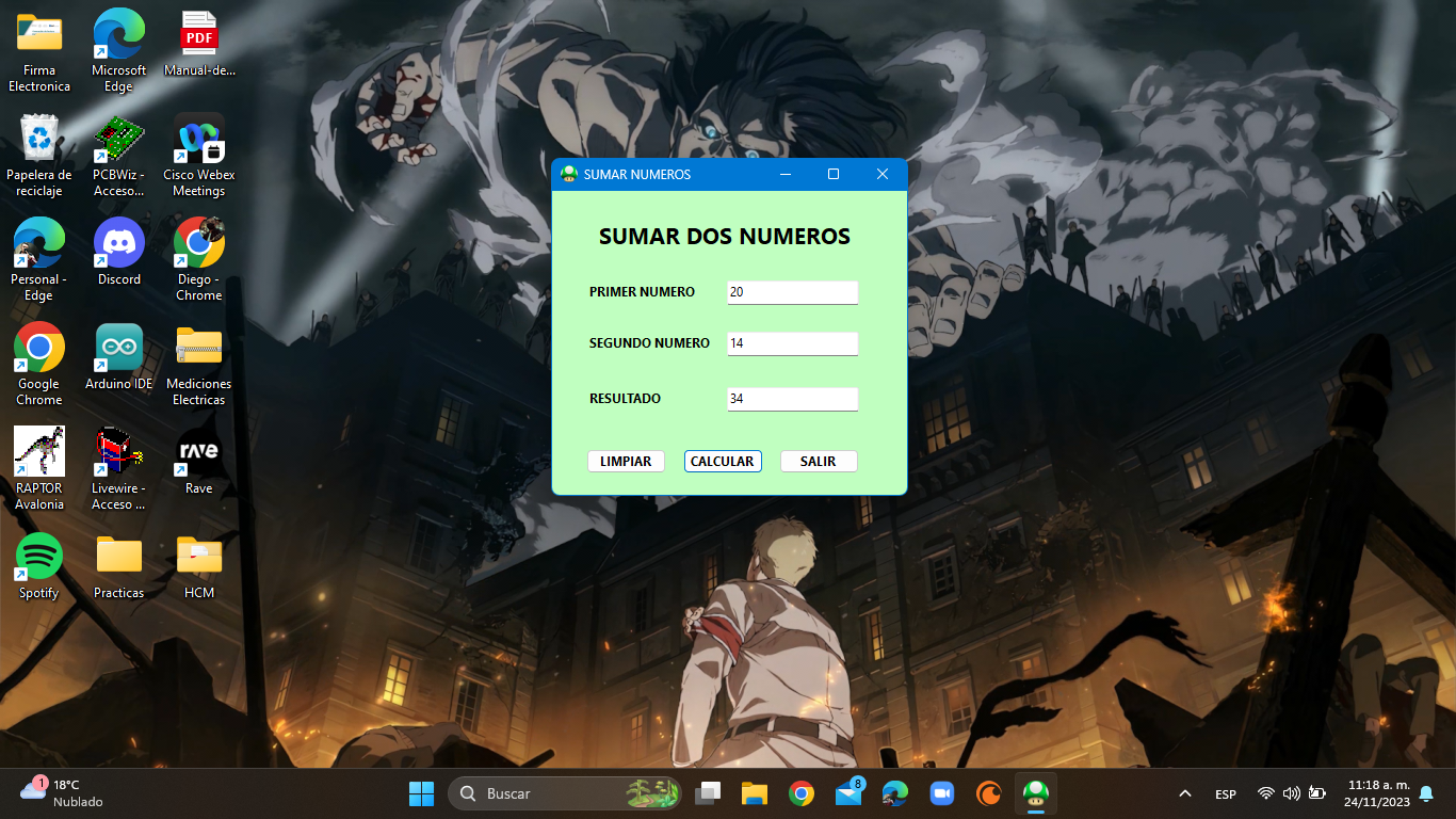 GitHub - ElArteaga/SUMAR-DOS-NUMEROS