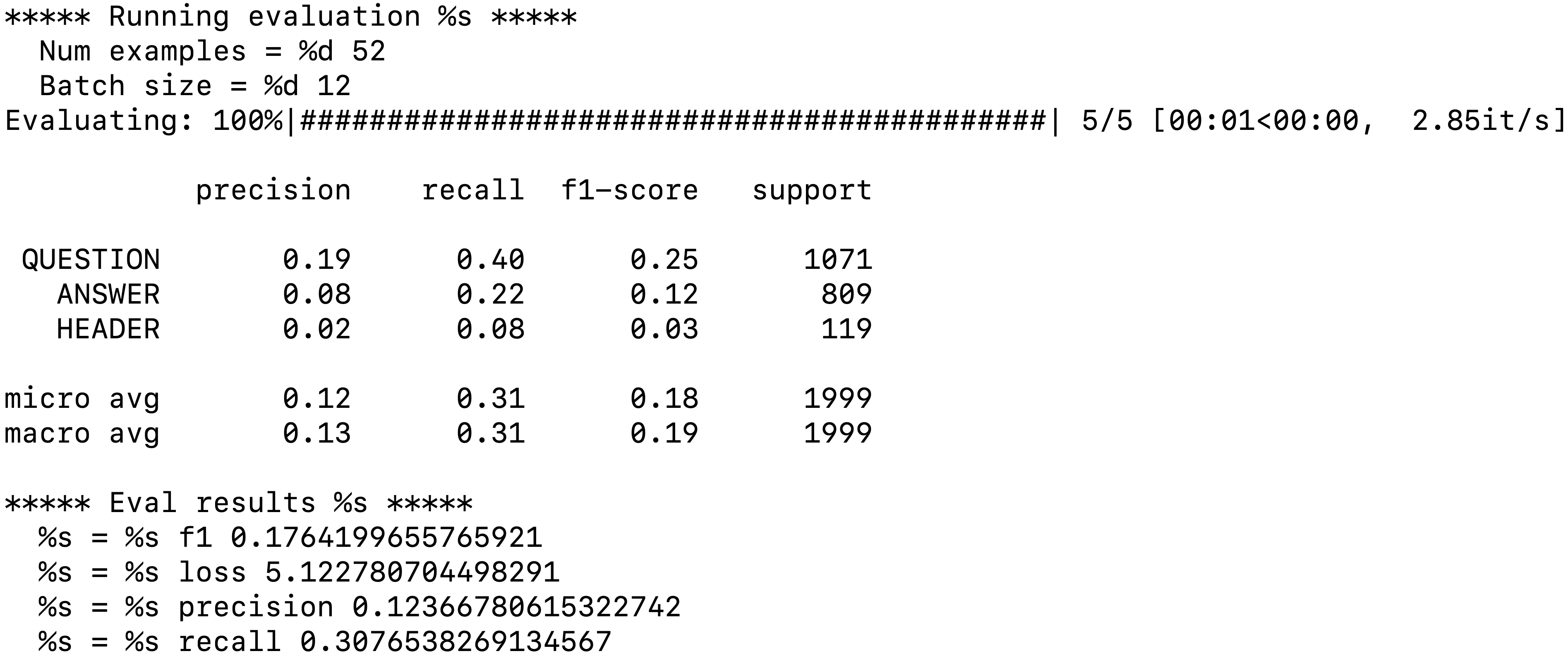 LayoutLM: 0.176 F1-score on the FUNSD · Issue #298 · microsoft/unilm · GitHub