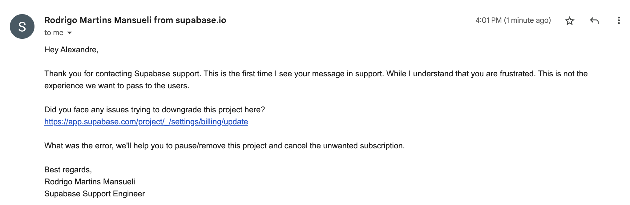 bug when trying to downgrade · Issue #11981 · supabase/supabase · GitHub