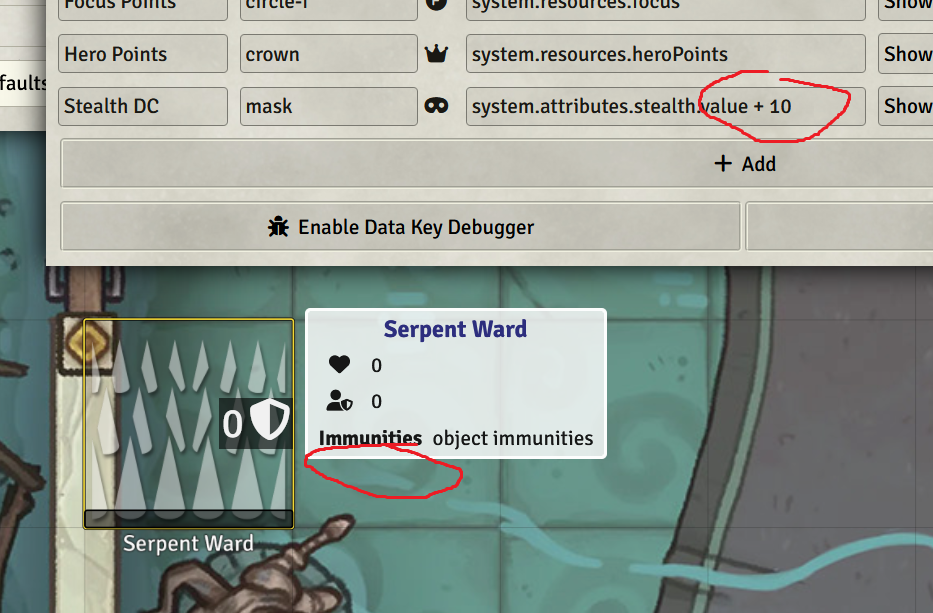 Math expressions not showing in PF2E · Issue #80 · illandril/FoundryVTT-token-tooltips · GitHub