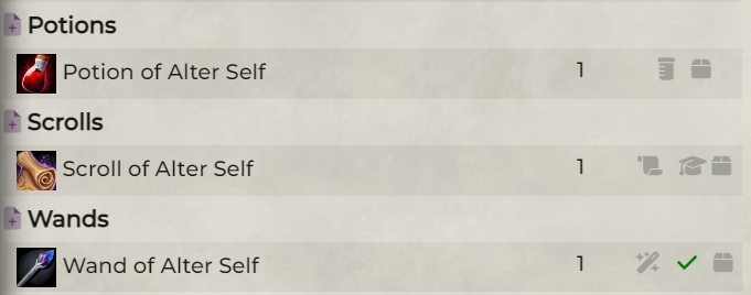 UI Improvement: Standardize spellcasting iconography · Issue #578 ...
