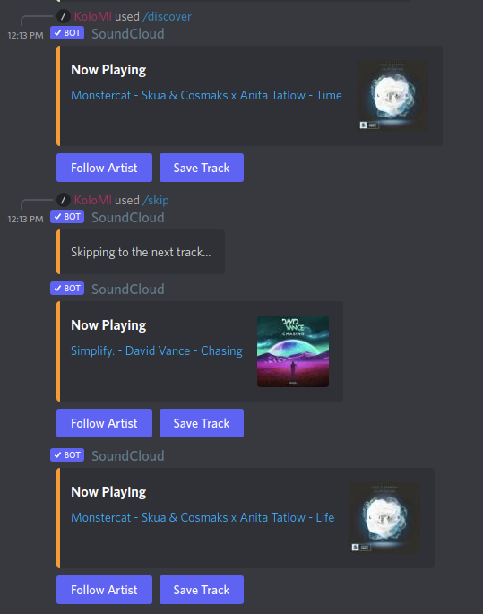 Support of official SoundCloud music bot · Issue #183 · fmbot-discord ...