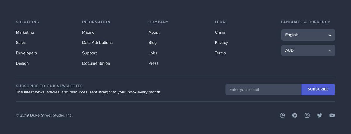 [UX] Make footer more visibel as a separate component · Issue #1513 ...