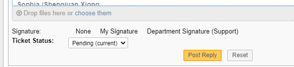 No Radio Button For Choosing Signature In A Ticket · Issue 6009 · Osticketosticket · Github 