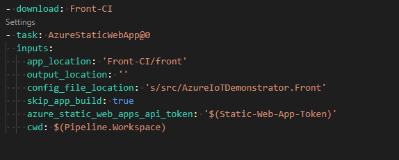 AzureStaticWebApp deployment task does not recognize artifact location · Issue #722 · Azure ...