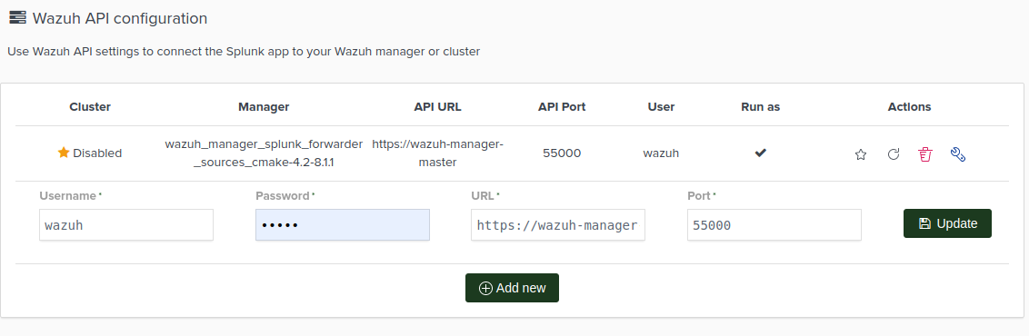 Add `run_as` switch to the API configuration · Issue #1149 · wazuh/wazuh-splunk · GitHub