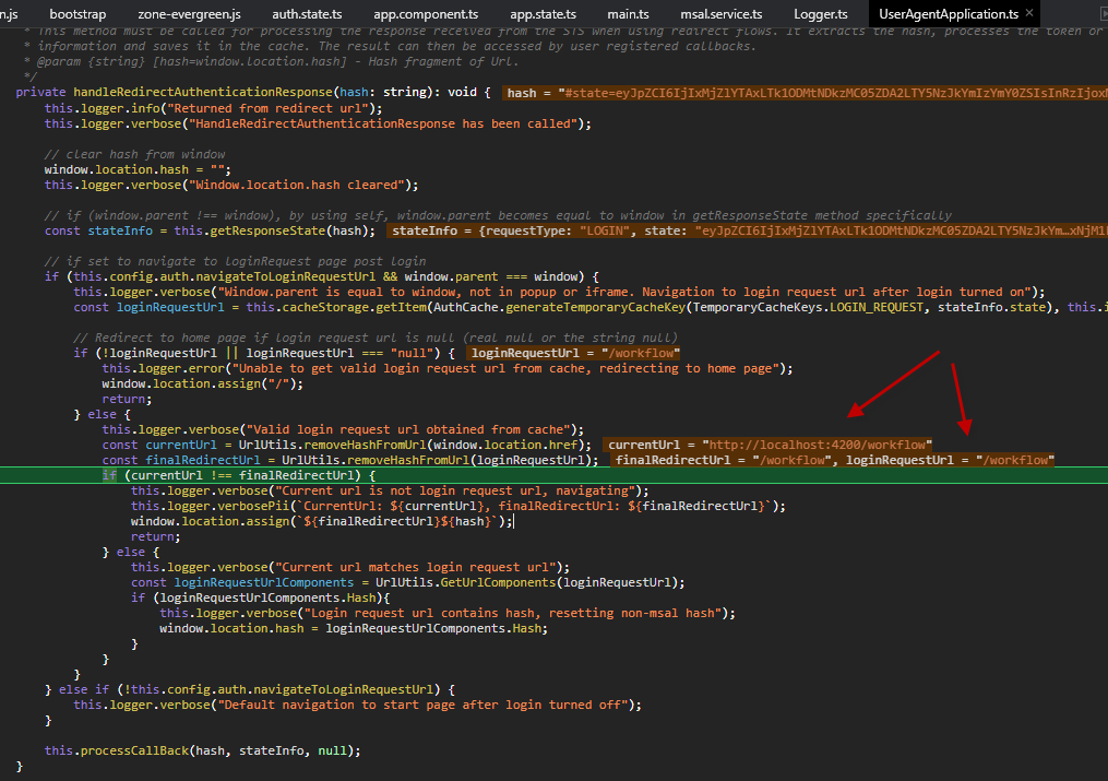 ClientAuthError: Login_In_Progress: Error during login call - login is ...