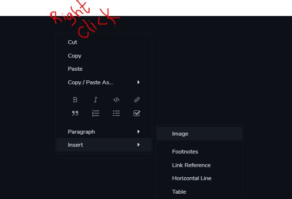 Custom Image uploader and right click to insert image · Issue #2581 · marktext/marktext · GitHub