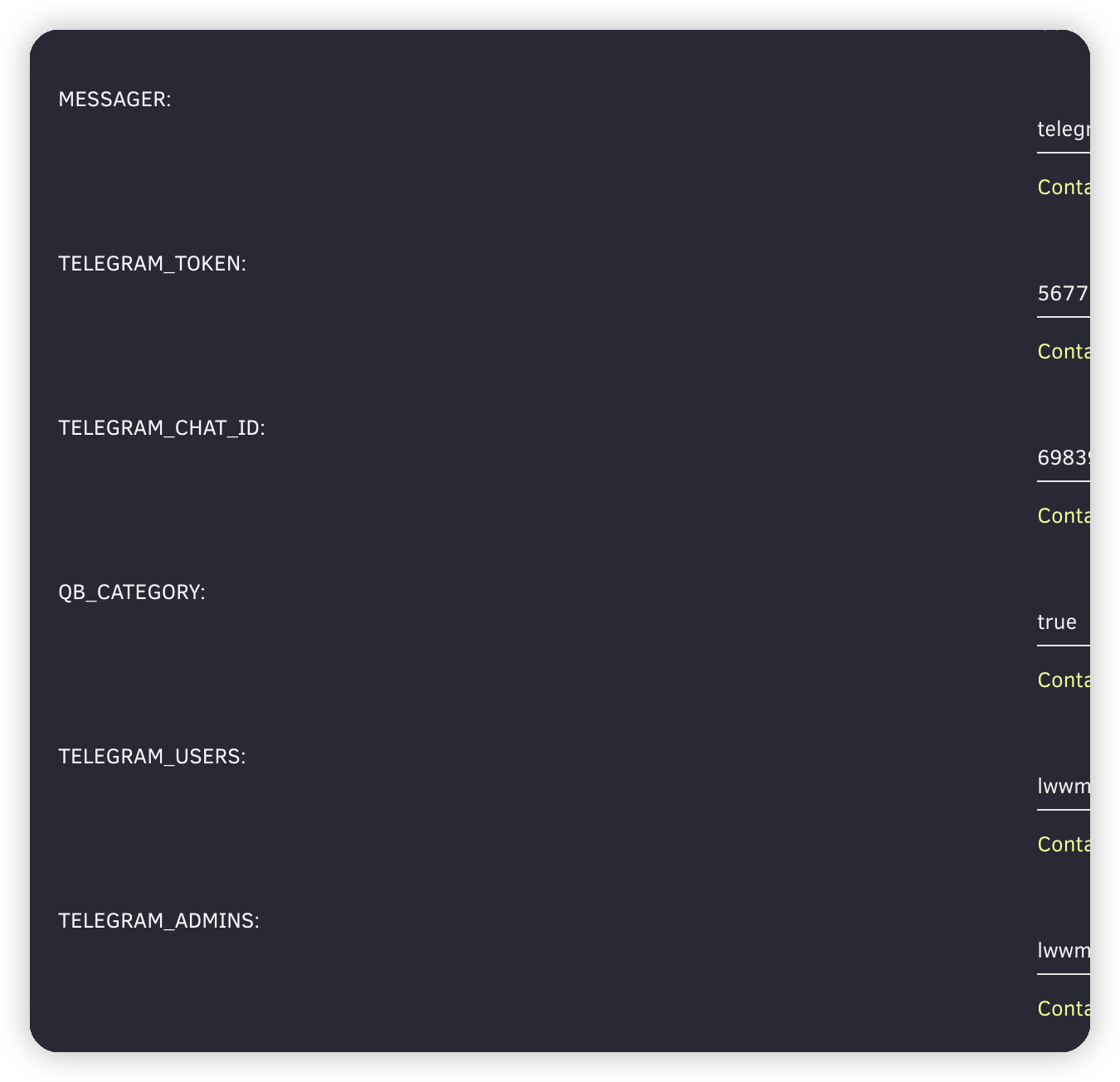 设置了MESSAGER= telegram 后报错 · Issue #640 · jxxghp/MoviePilot · GitHub