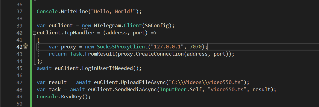 Hello , Upload file prompt MD5_CHECKSUM_INVALID · Issue #197 · wiz0u/WTelegramClient · GitHub