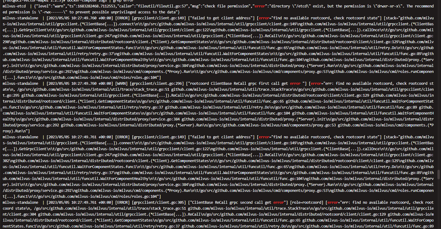 [Bug]: ATTU reported 400 error, unable to log in; View the backend log, which shows that many ...
