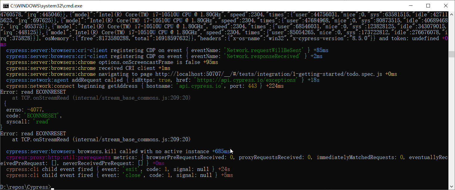 Cypress crashed when runing demo case with Chrome94 · Issue #18427 · cypress-io/cypress · GitHub
