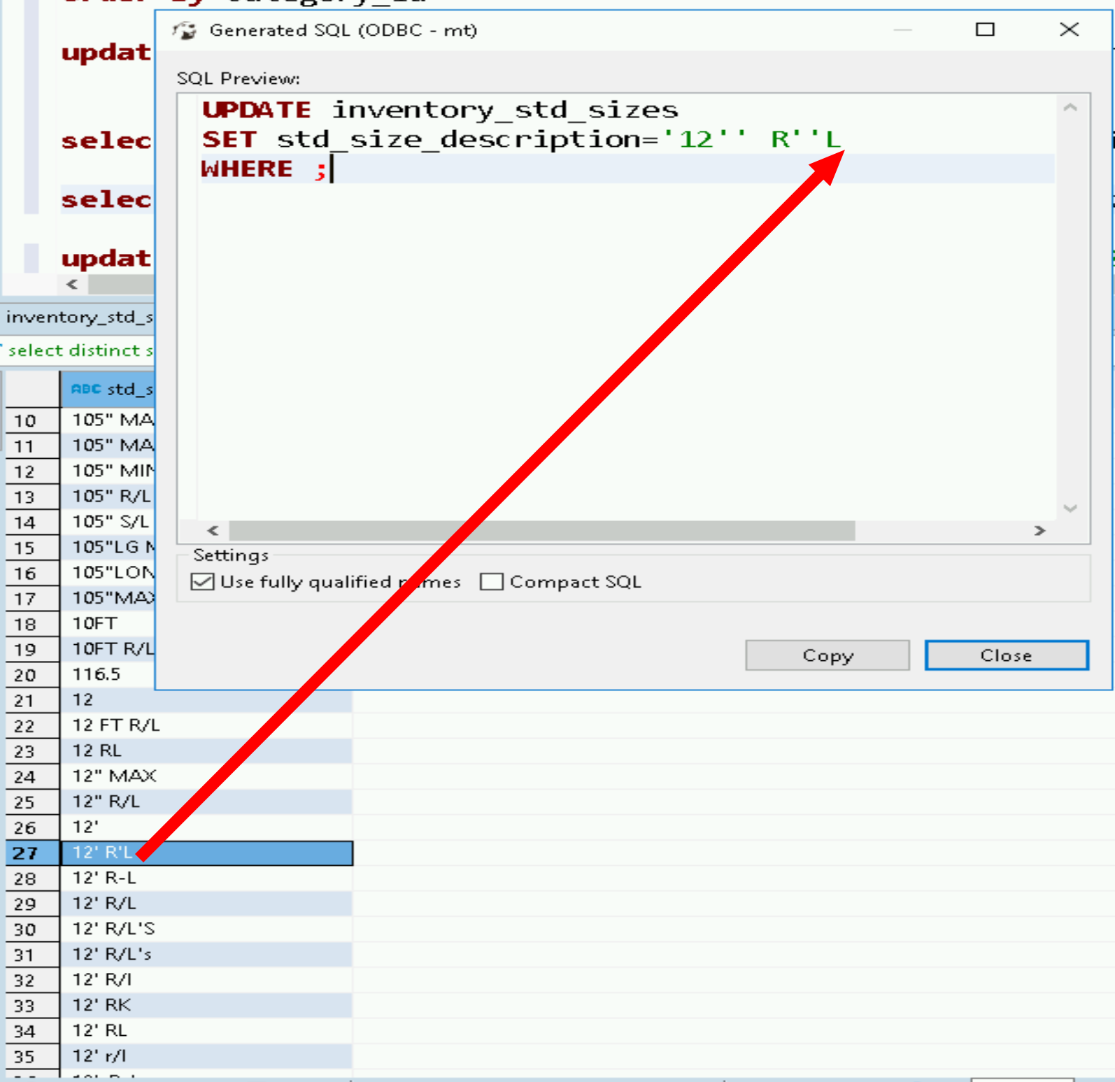 Apostrophe Causing Cell-Generated-Update-Statement to Lose ...