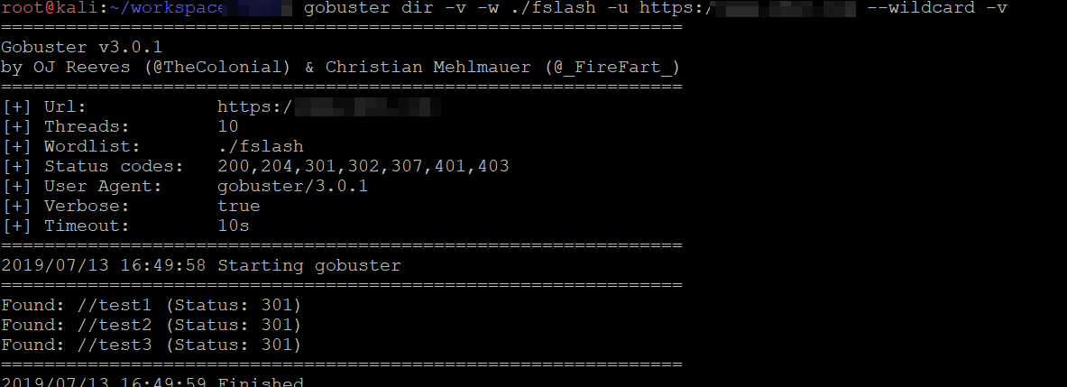[Feature Request] Detect Forward Slash · Issue #162 · OJ/gobuster · GitHub