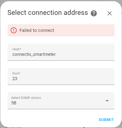 DSMR Slimme Meter - Hostname not accepted · Issue #87291 · home-assistant/core · GitHub