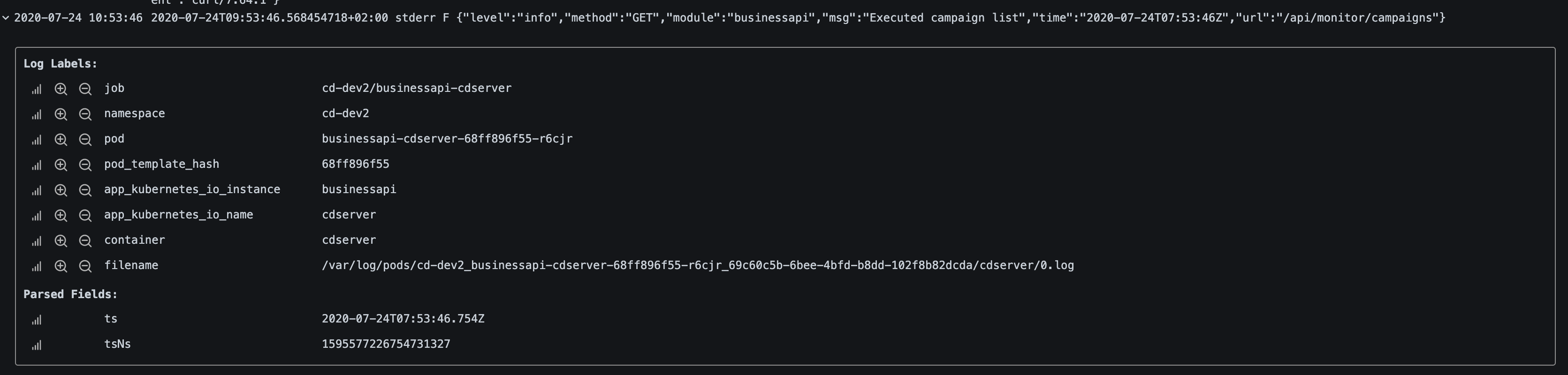 pipeline stage json not working · Issue #2411 · grafana/loki · GitHub