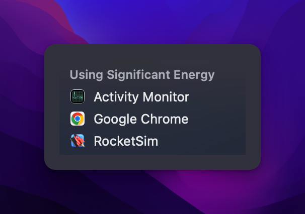 High Battery Usage? · Issue #214 · AvdLee/RocketSimApp · GitHub