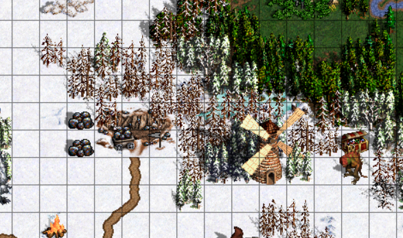 Windmill pallets are drawn behind some objects · Issue #1966 · vcmi/vcmi · GitHub