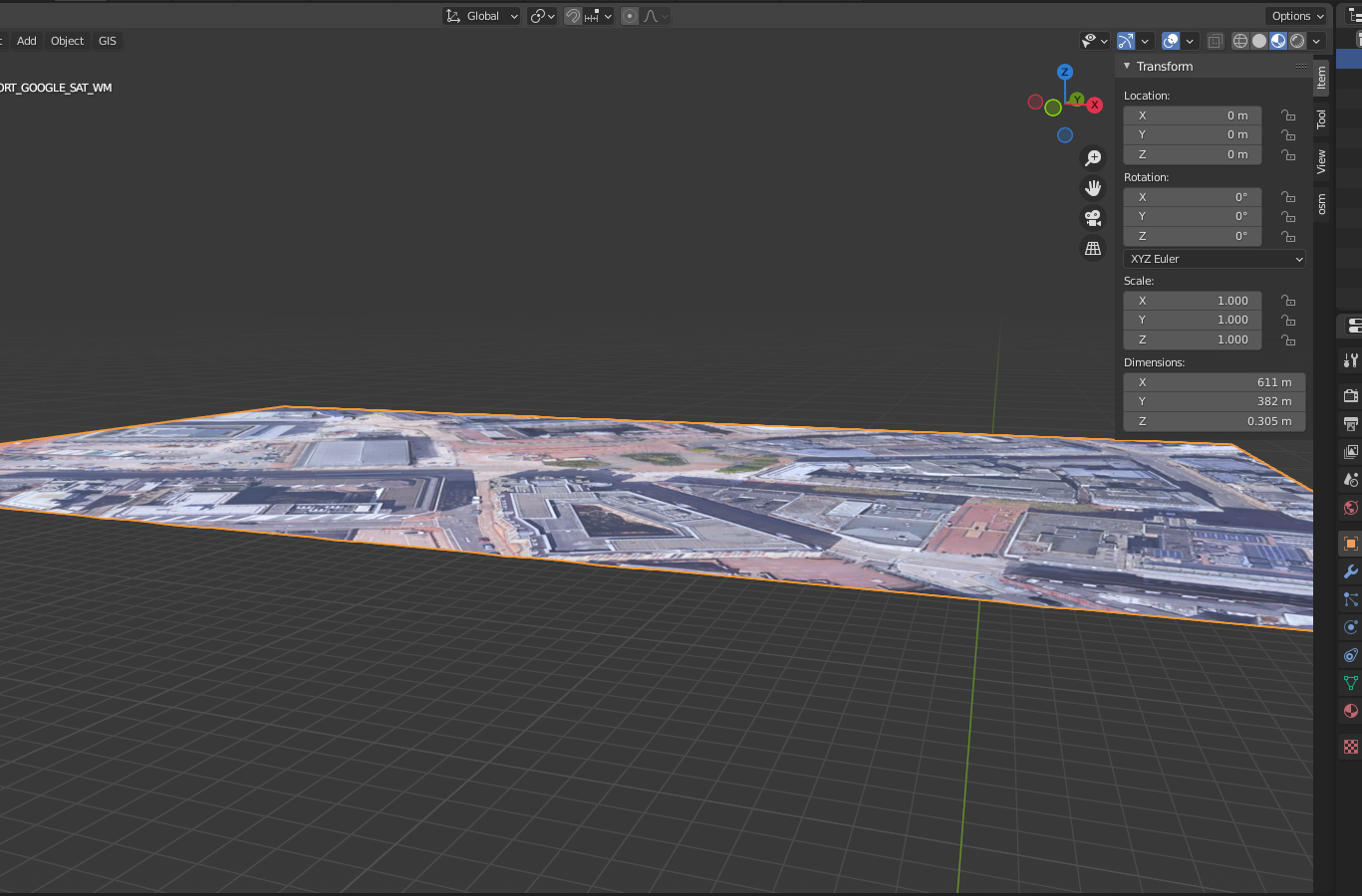 Plane displacement not working · Issue #572 · domlysz/BlenderGIS · GitHub