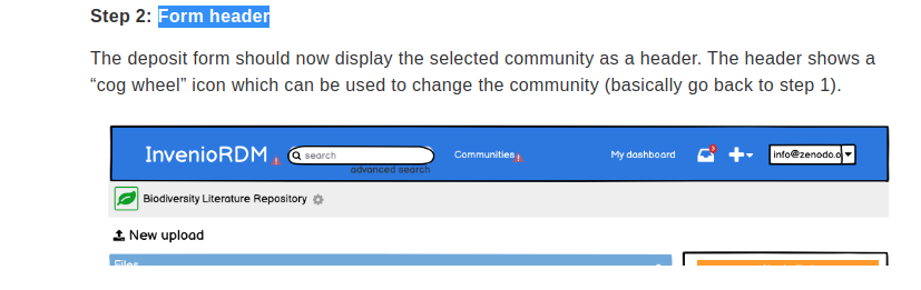 Form header · Issue #1247 · inveniosoftware/invenio-app-rdm · GitHub