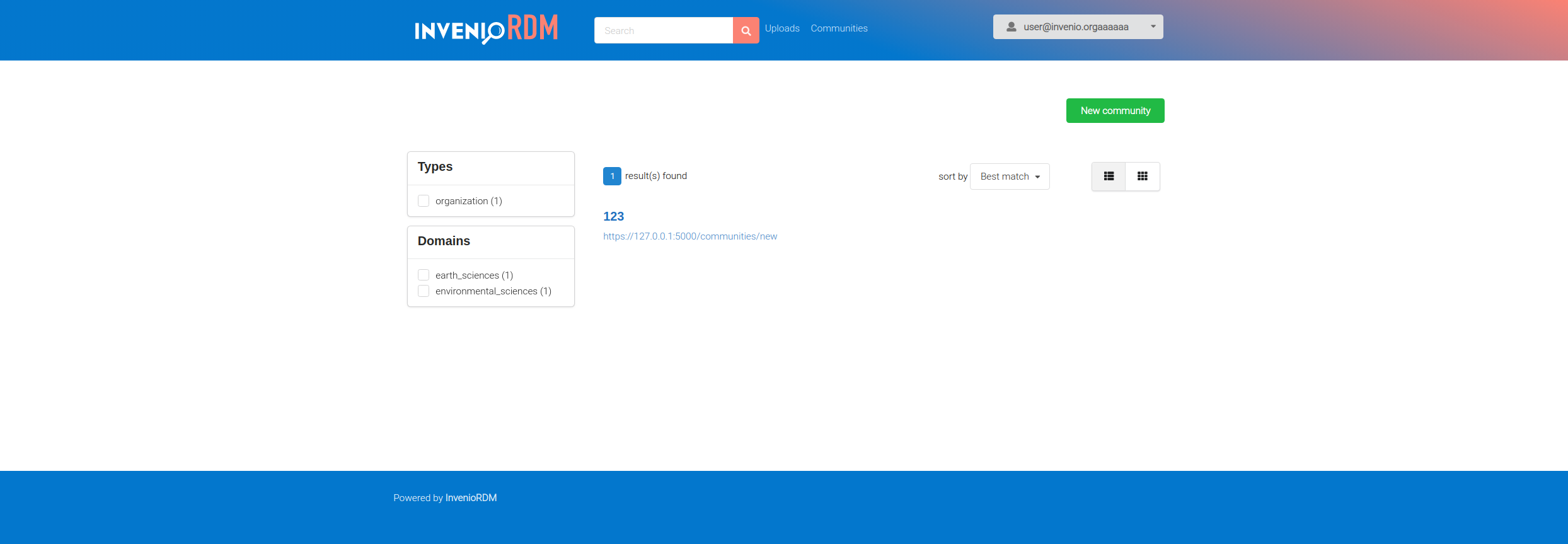style: Fix navbar and footer size · Issue #248 · inveniosoftware/invenio-app-rdm · GitHub
