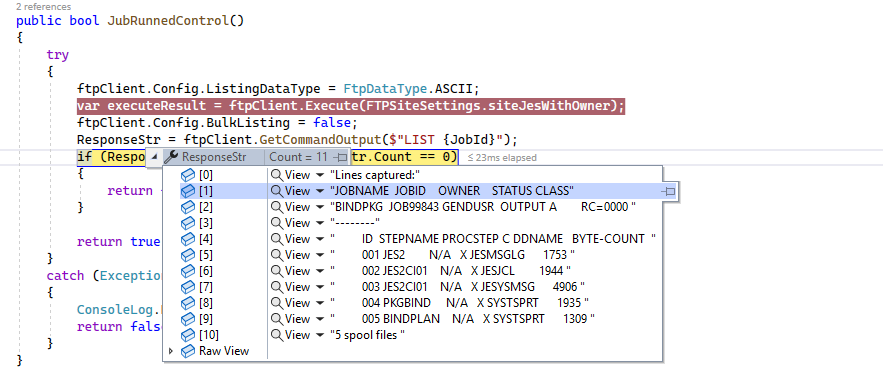 IBM z/OS Get JCL job output via FTP · Issue #1195 · robinrodricks/FluentFTP · GitHub