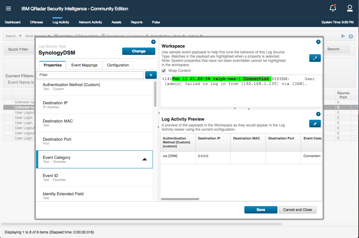 EventID mapping fails to match "failed to log in from" event · Issue #1 ...