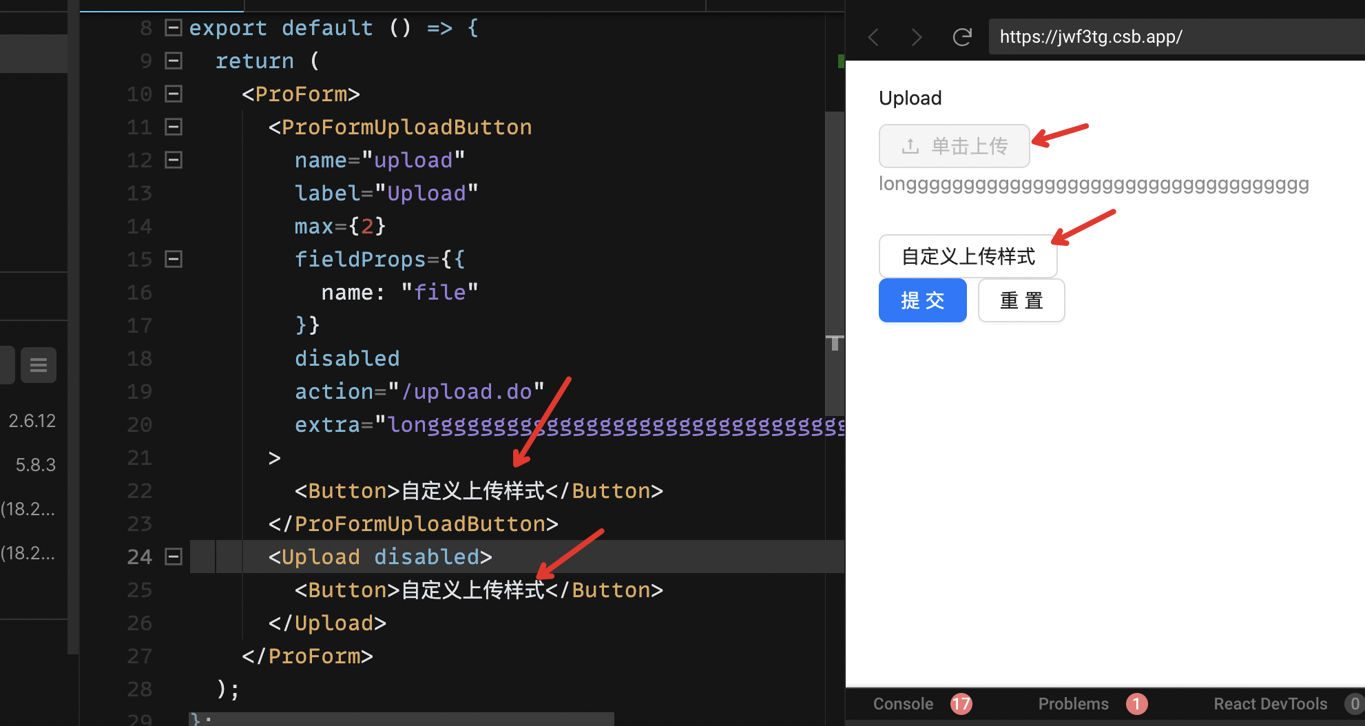 🐛[BUG]上传按钮ProFormUploadButton现在不支持自定义上传提示的内容 · Issue #7535 · ant-design/pro-components · GitHub
