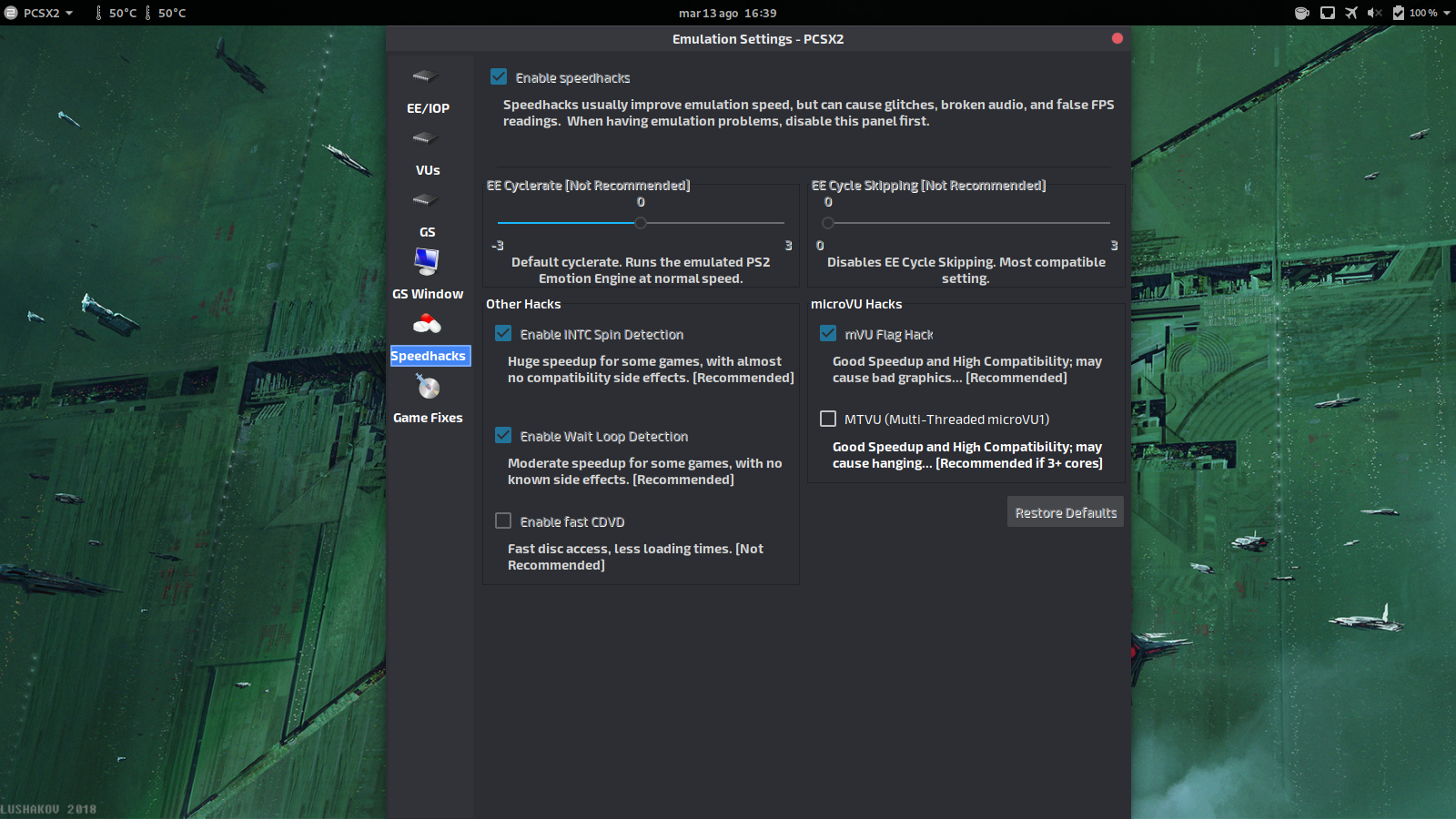 [Linux] Gui elements of Emulation Settings not visible · Issue #3069 ...