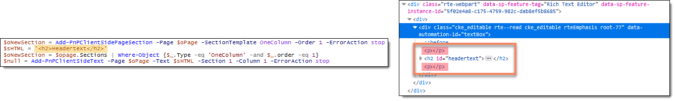 Add-PnPClientSideText html text altered on page · Issue #2370 · pnp/PnP-PowerShell · GitHub
