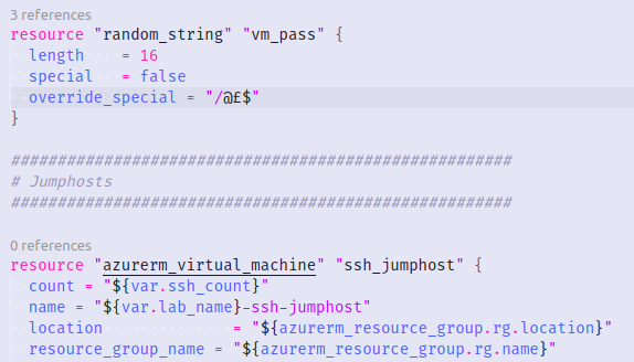 Syntax highlighting: # and \" inside strings · Issue #194 · hashicorp/vscode-terraform · GitHub