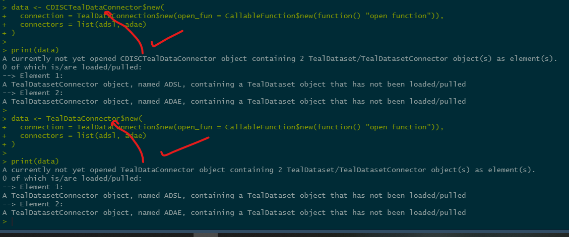 Add "CDISC" in the print output for `CDISCTealDatasetConnector` and `CDISC_dataset` · Issue #462 ...
