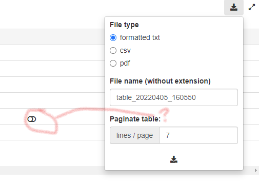 Table with settings pagination option and weird UI location · Issue #5 · insightsengineering ...