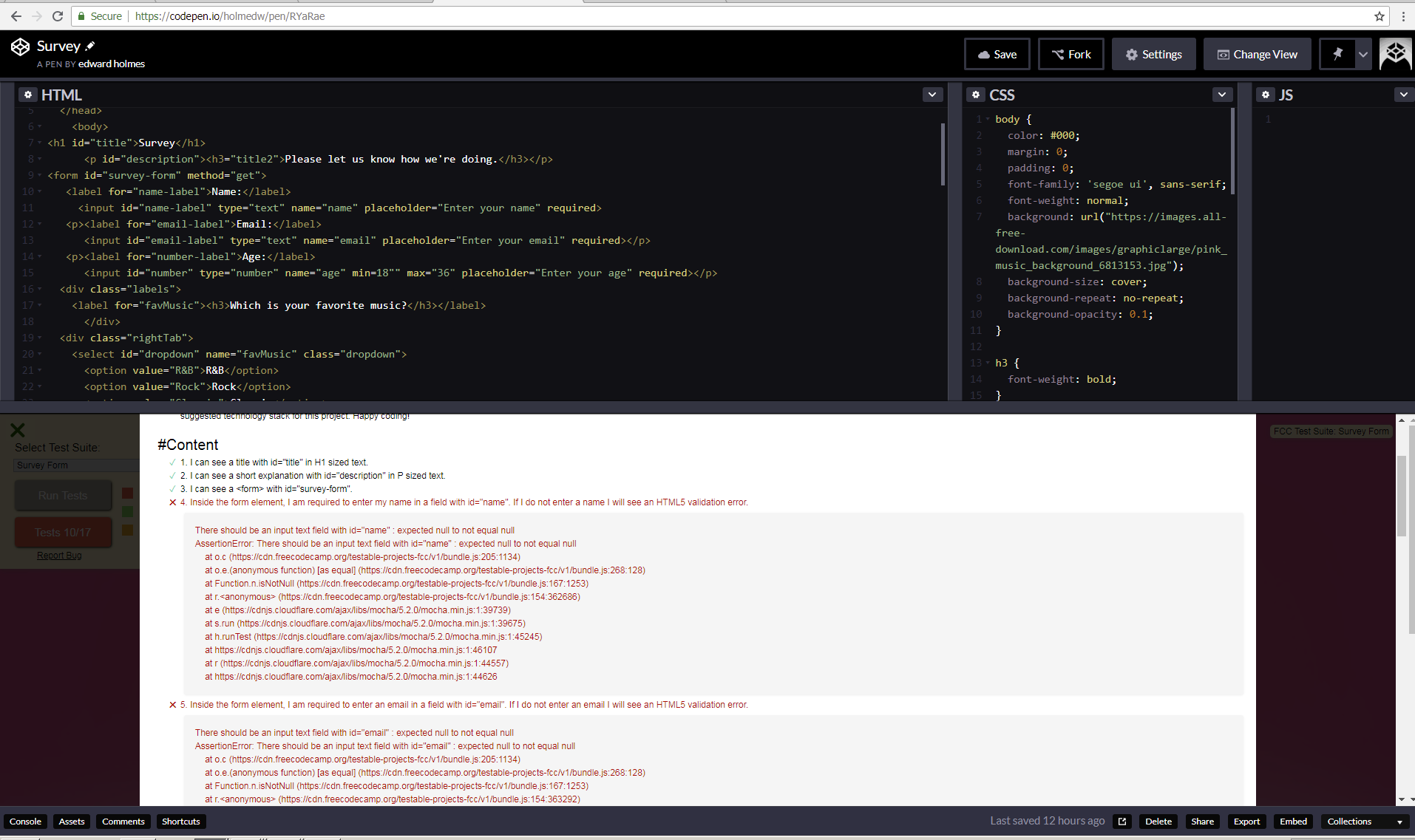 SURVEY · Issue #562 · freeCodeCamp/testable-projects-fcc · GitHub