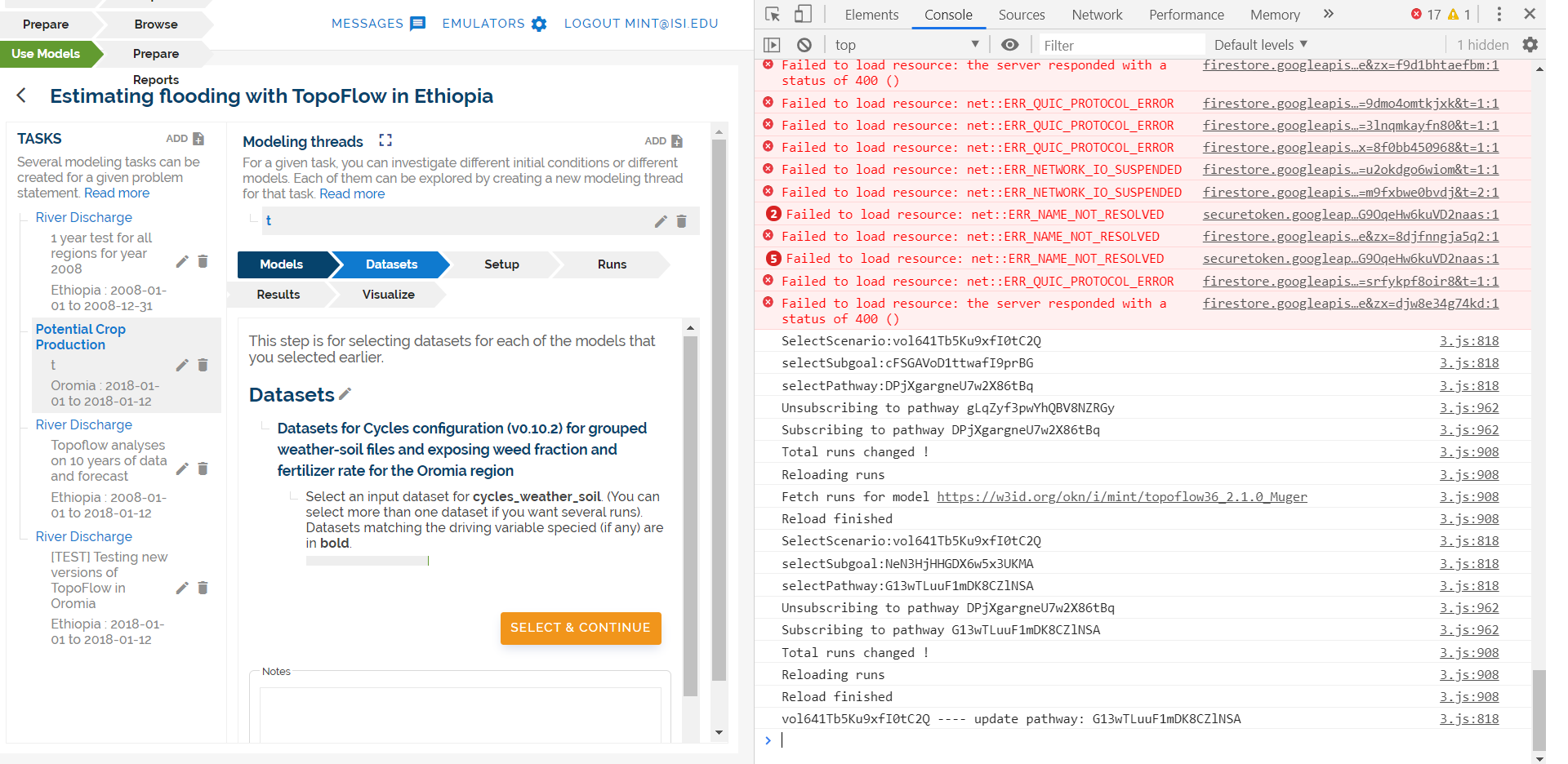 Mint Ui Errors When Selecting Region In Use Models · Issue 237 · Mintprojectmint Ui Lit · Github
