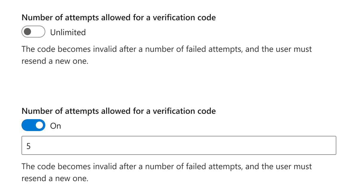 [OTP, Portal] Revoke OTP after failed attempt should be configurable in Portal · Issue #2926 ...