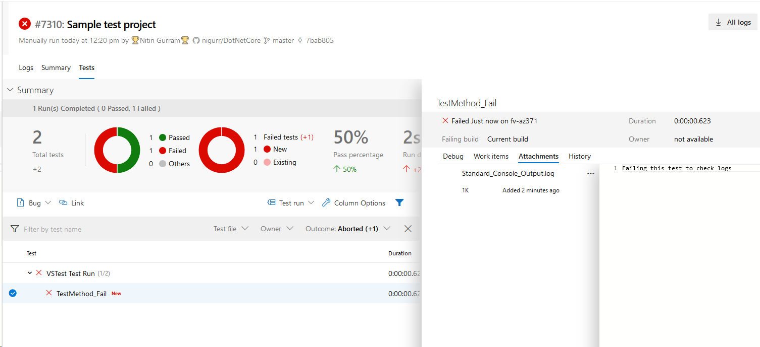 Mstest Logs No Longer Available On Failed Test · Issue 9426 · Microsoftazure Pipelines Tasks