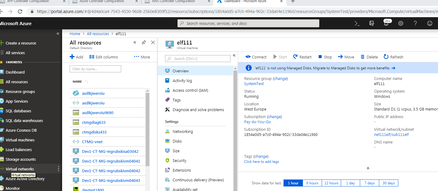 Azure Instance: after execute operation "start", the detail shows state ...