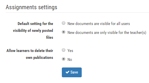 Assignments: settings: New documents are visible for all users · Issue #2030 · chamilo/chamilo ...