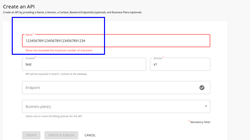 Allow only 30 characters for API name in the APIM 3.0.0 publisher UI : APIM 3.0.0 · Issue #8671 ...