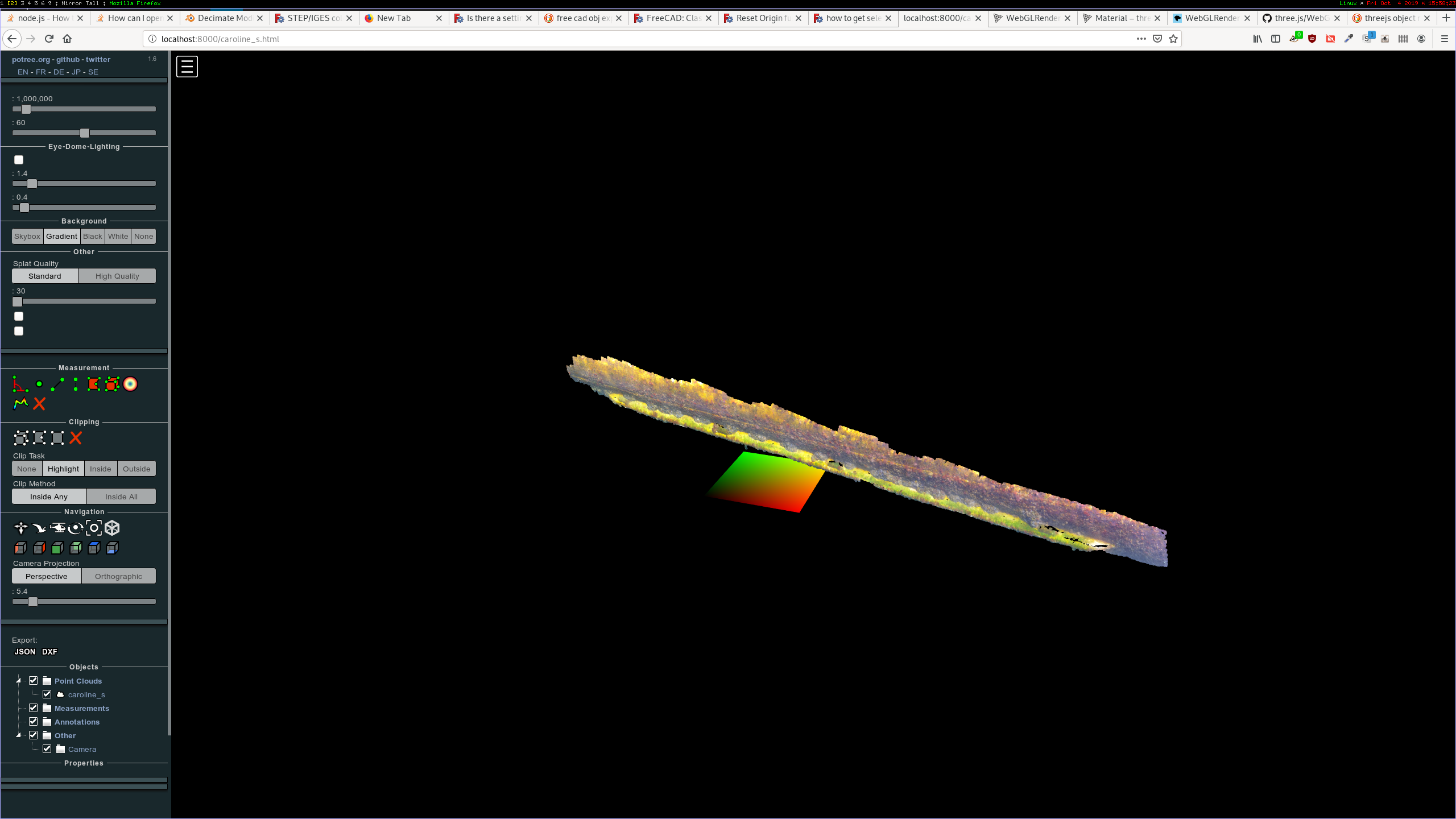 PotreeRenderer not rendering background correctly · Issue #714 · potree/potree · GitHub