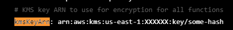 False positive error for environment variable encryption using query `serverless_function ...